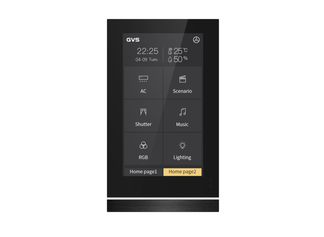 KNX Push Button Sensor with LCD – black – KNX I SOLUTIONS KNX Push Button Sensor with LCD – black – KNX I SOLUTIONS
